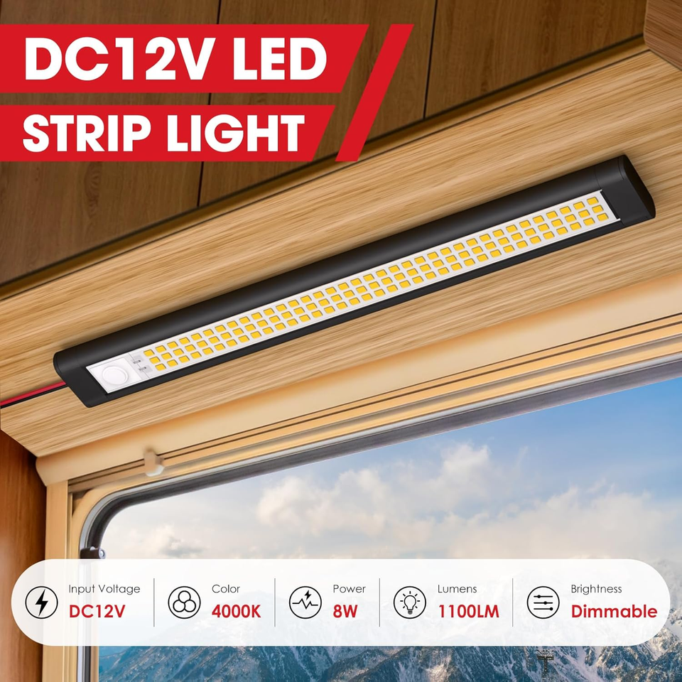 12V LED Light Strip, Enclosed Trailer Light, 12 Volt Lights, 12V LED ...