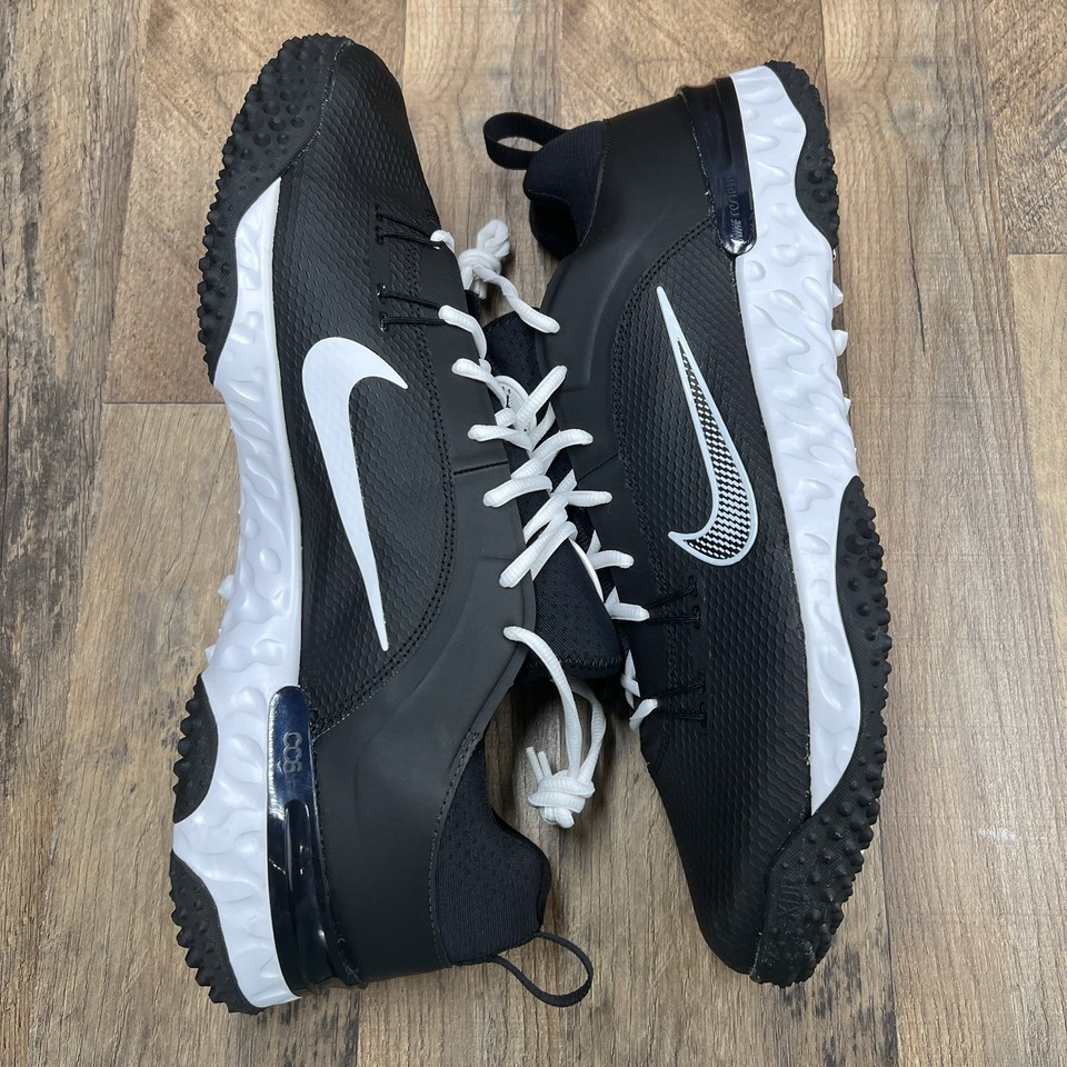 Nike Huarache 9 Elite TF LAX Turf Lacrosse Shoes Black White Nby FN0310 ...