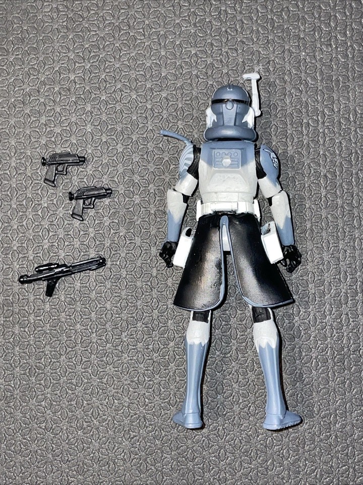 Star Wars Hasbro Clone Wars Clone Commander Wolffe Loose CW17 2012 | eBay