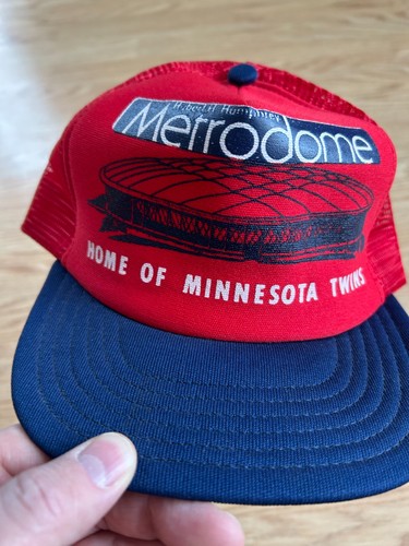 METRODOME HOME OF MINNESOTA TWINS HAT 1980'S | eBay