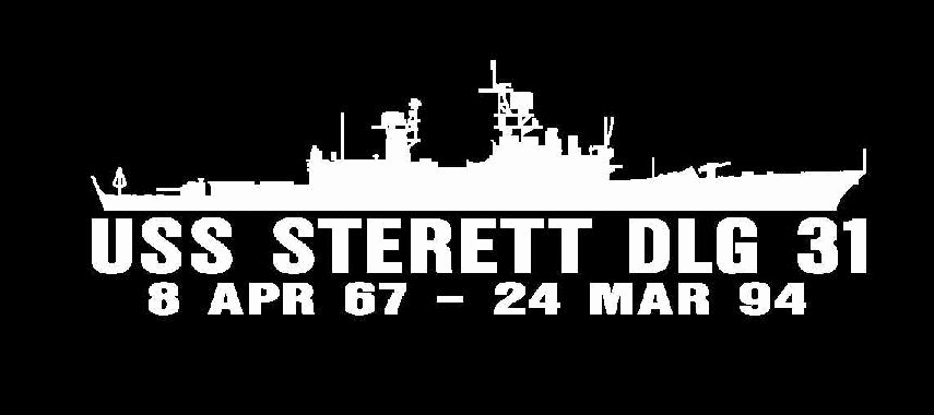 USS STERETT CG 31 DLG 31 Silhouette Decal U S Navy USN Military | eBay