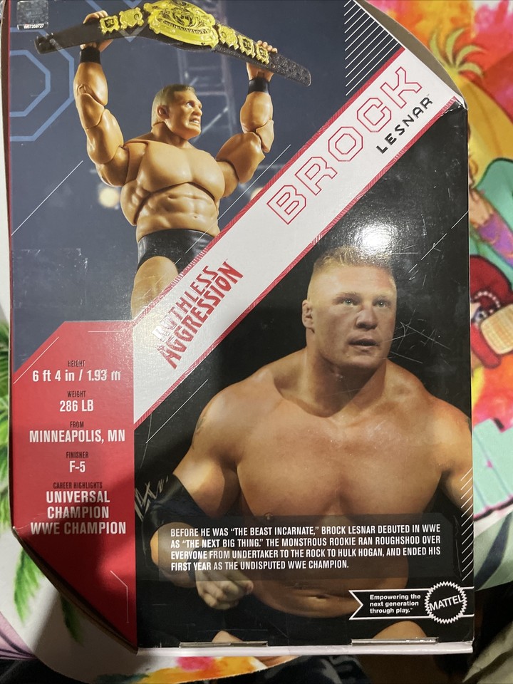 Mattel Ultimate Edition WWE RUTHLESS AGGRESSION BROCK LESNAR New ...