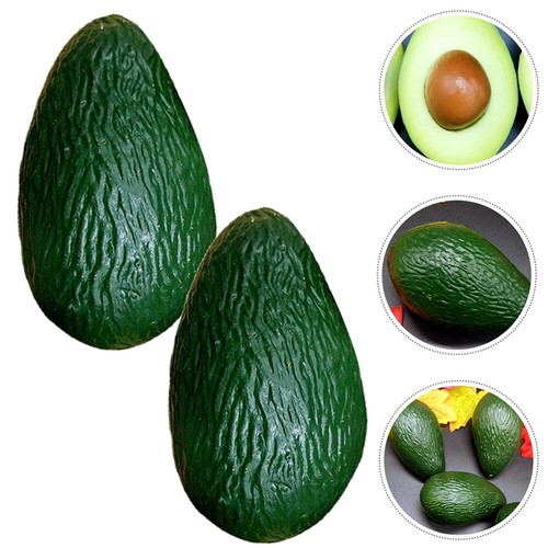 4 Pcs Plastic Avocado Model Fake Avocados Artificial Fruit Models | eBay