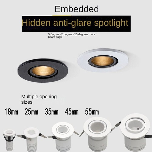 Small Spot Light 0.5W Mini LED Spotlight Ceiling Recessed Downlight ...