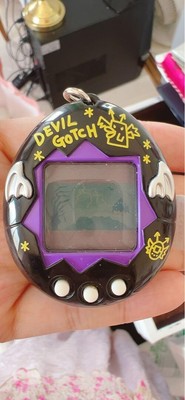 Bandai Deviltchi Devilgotchi Devil Tamagotchi Black Virtual Pet Game ...