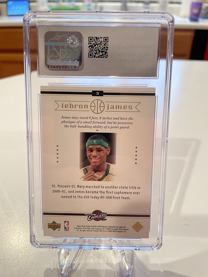 Lebron James 2003-2004 Upper Deck National Accolades Rookie Card RC #3 ...