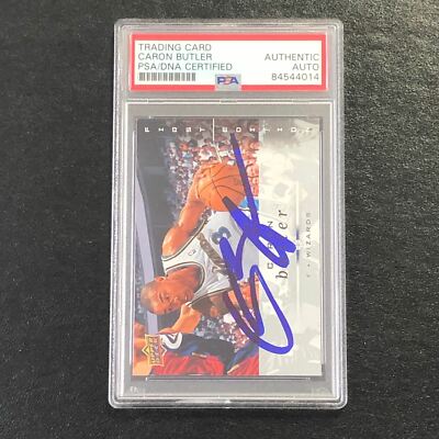 2008-09 Upper Deck First Edition #197 Caron Butler Signed Card AUTO PSA ...