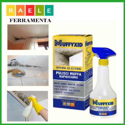 Antimuffa Spray Anti Muffa per Muro Muri e Pareti Muffycid Muffa Stop ...