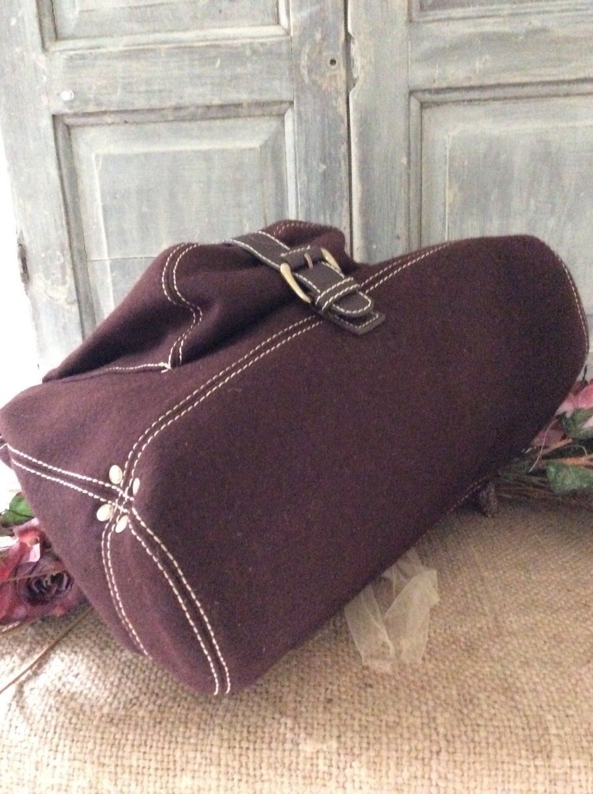 BILLY BAG London Designer ~Large Tote/ Leather Detail ~Lagenlook ...