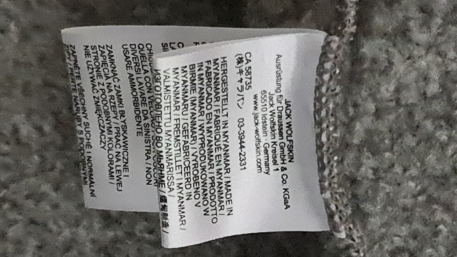 Jack Wolfskin NANUK200 Men Grey XL walking Hiking fleece jacket warm layer shirt | eBay