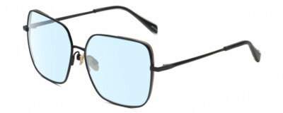 Rag&Bone RNB1054/G/S Women's Blue Light Glasses in Black Gold Clear ...