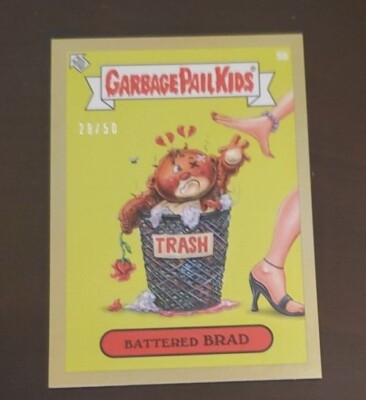 Garbage Pail Kids 2024 PUTRID POETRY RARE GOLD PARALLEL 5B Battered ...