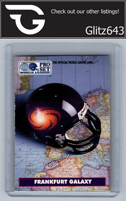 1991 Pro Set WLAF World Bowl Combo #36 Frankfurt Galaxy | eBay