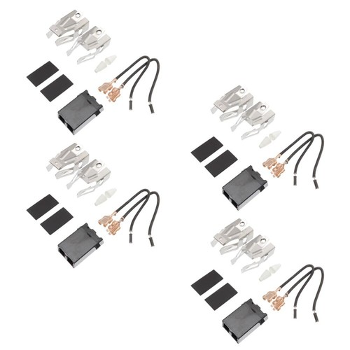 4 Sets Range Stove Elements Plug Burner Receptacle Kit Oven Connector ...