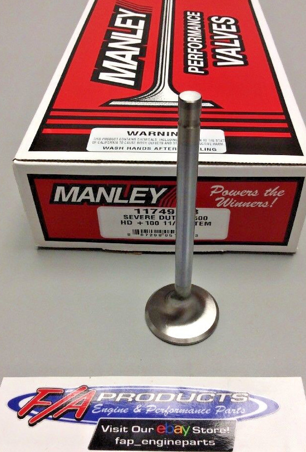 Manley 11749-1 1.600" Small Block Chevy Severe Duty SINGLE Exhaust ...