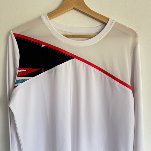 Tail Women’s Mesh Insert Long Sleeve Performance UPF 50+ White Shirt ...