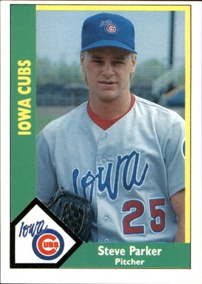 Steve Parker 1990 CMC Iowa Cubs #5 RC Card *AutographDen* FREE SHIP | eBay