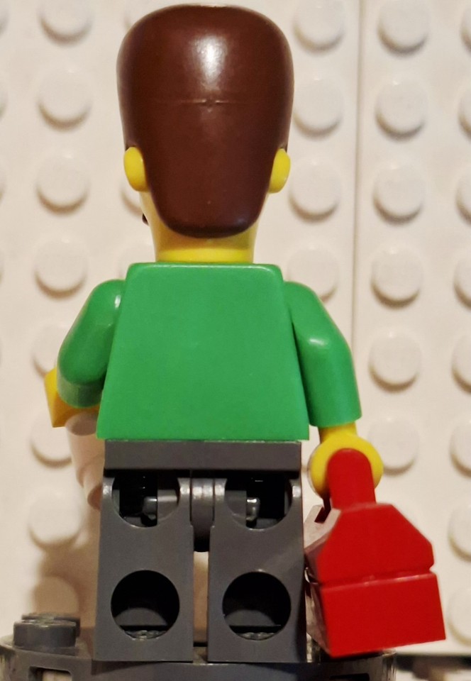 Lego Ned Flanders (SIM013) The Simpsons CMF Series 1 Minifigure - Set ...