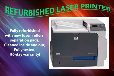 Renewed HP Color LaserJet CP4525DN CP4525 Laser Printer CC494A USB ...