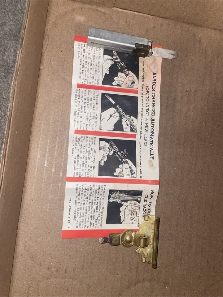 Vintage Schick Injector Razor In Original Case | eBay