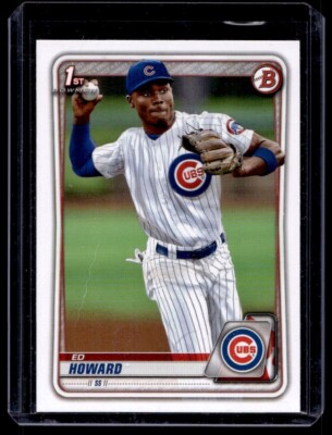 2020 Bowman Draft Ed Howard G3 Chicago Cubs #BD-98 | eBay