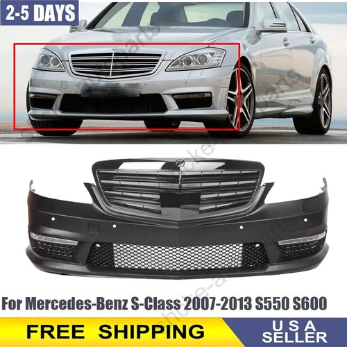 AMG Style Complete Front Bumper For Mercedes S-Class W221 S550 07-13 ...