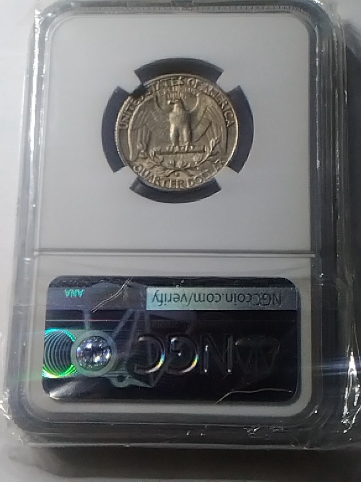 1941-S LARGE TRUMPET S WASHINGTON QUARTER FS-501 NGC UNC. DETAILS, A ...