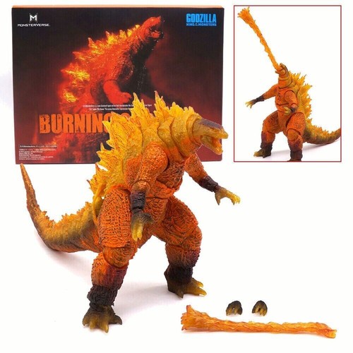 NECA Toy 2019 Movie King of Monsters SHM Burning Godzilla Action Figure ...