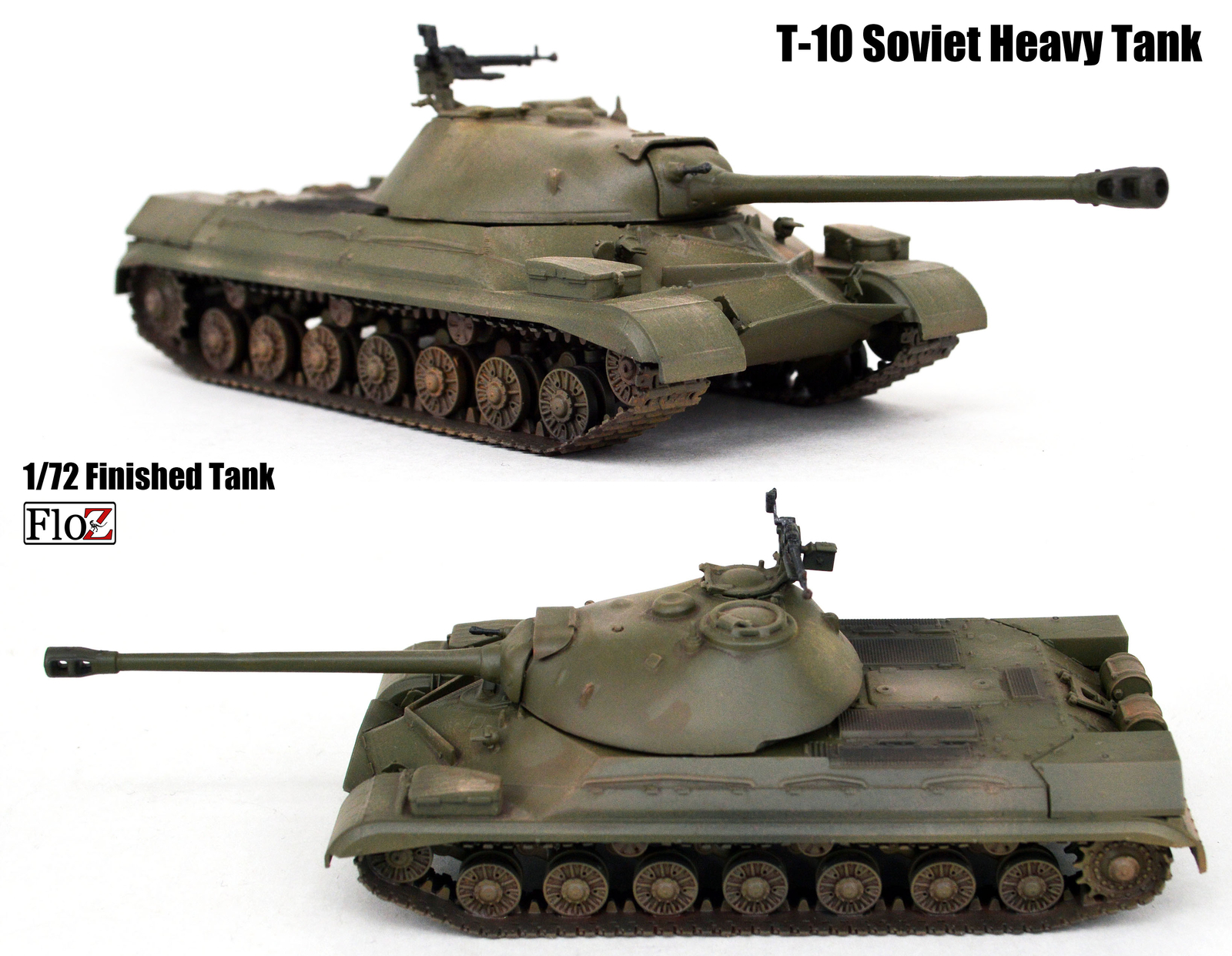 Soviet Russia T-10 heavy tank FloZ 1/72 finished tank model | eBay
