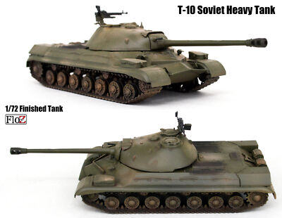 Soviet Russia T-10 heavy tank FloZ 1/72 finished tank model | eBay