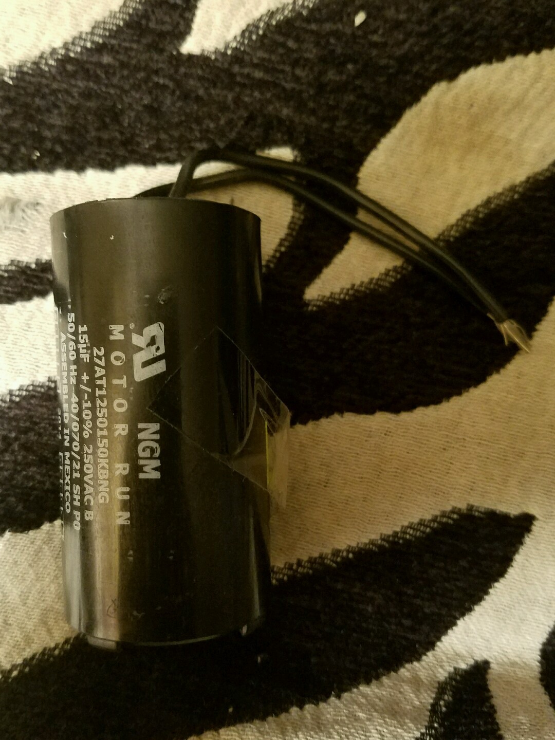 NGM MOTOR RUN CAPACITOR 15 MF 250 VAC 50/60 HZ | eBay