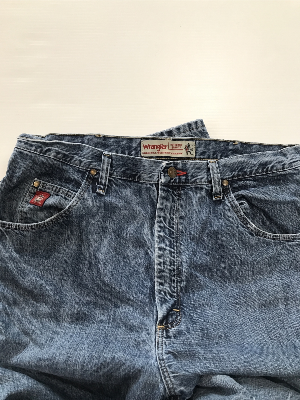 Wrangler PBR Pro Bull Riding Classic Western Mens 36 … - Gem