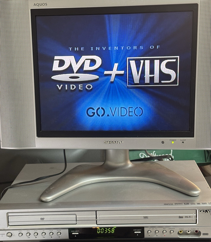 Go Video DVD/VCR Recorder Combo DV2140 VCR 4-Head Hi-Fi Tested See ...