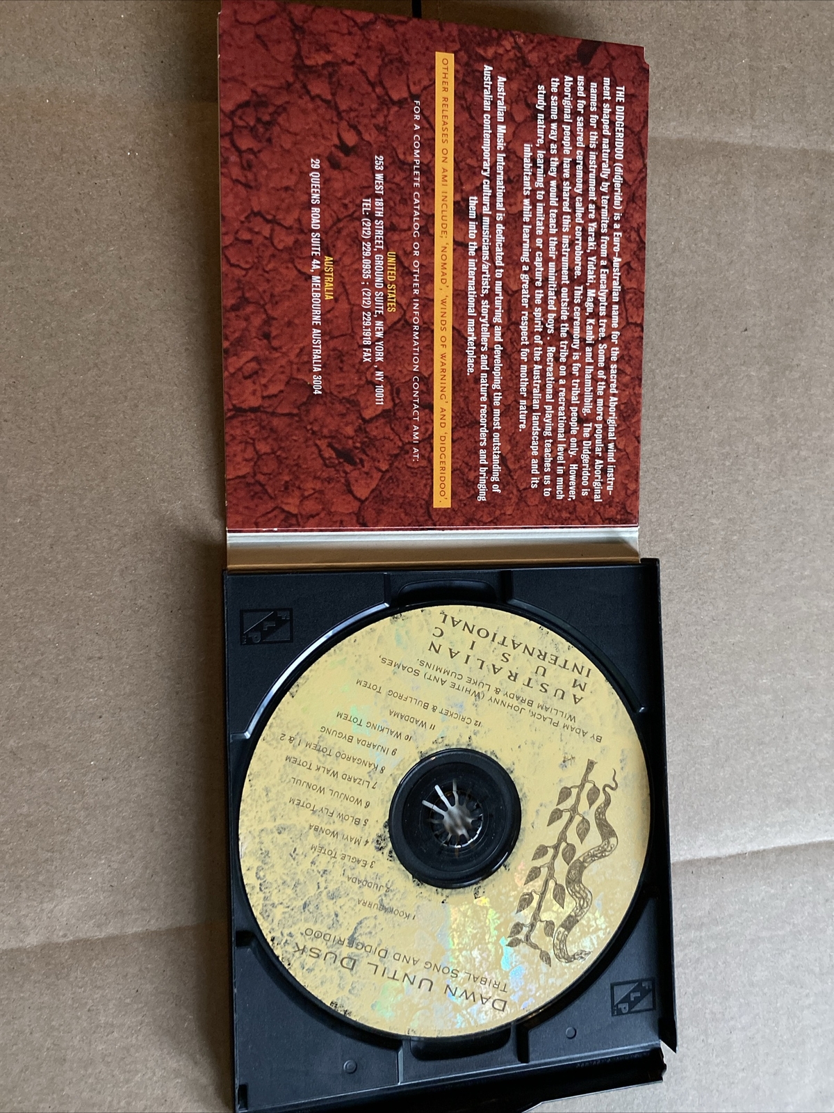 Adam Plack - Dawn Until Dusk: Tribal Song And Didgeridoo CD - AMI 3003 ...