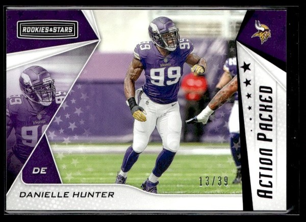 2019 Panini Rookies & Stars - Action Packed Purple #AP-DH Danielle ...