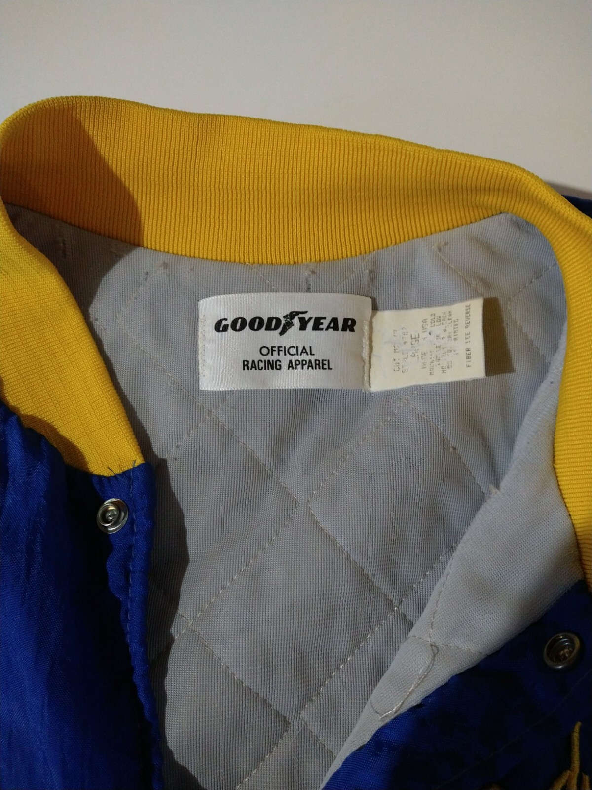 Pre Owned Official Racing Apparel Goodyear Jacket Sz Lg RARE ...