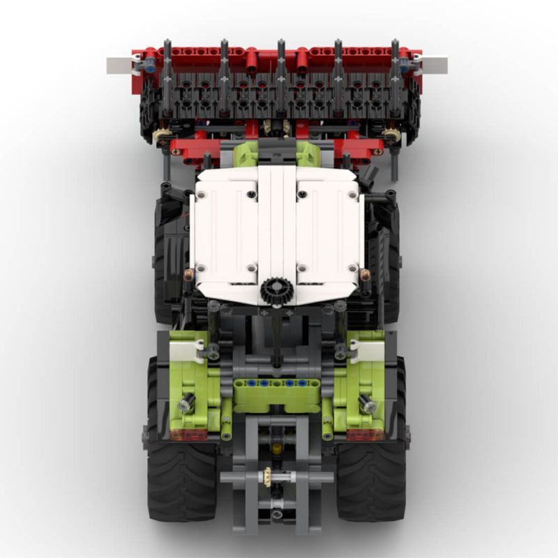 Custom MOC-94474&MOC-32820 RC Band Rake Tractor Extendable Blocks 1297 ...