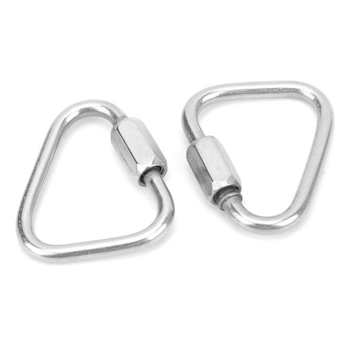 Climbing Carabiner Climbing Clips Triangular Shape For Mountaineering ...
