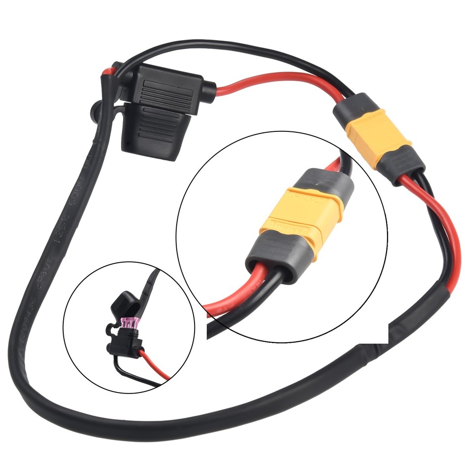 14awg Power Cord 50cm Discharge Wire Cable/E-Bike Extension Lithium ...
