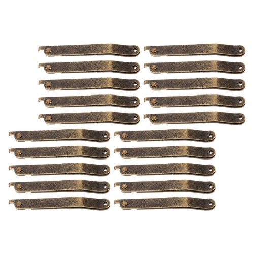 20pcs Folding Lid Support Hinge - Metal Rotatable Lid Hinges Heavy-Duty ...