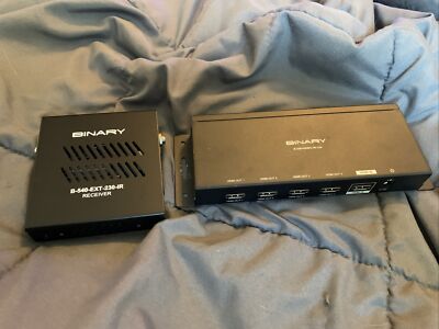 Binary 230 Series HDMI Splitter (B-230-HDSPLTR-1x4) + B-540-EXT-230-IR ...