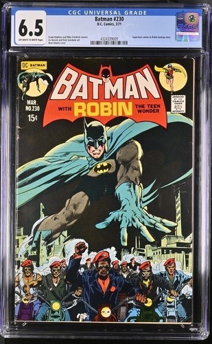 Batman #230 CGC 6.5 (DC 1971) Classic Neal Adams Black Panther Cover ...