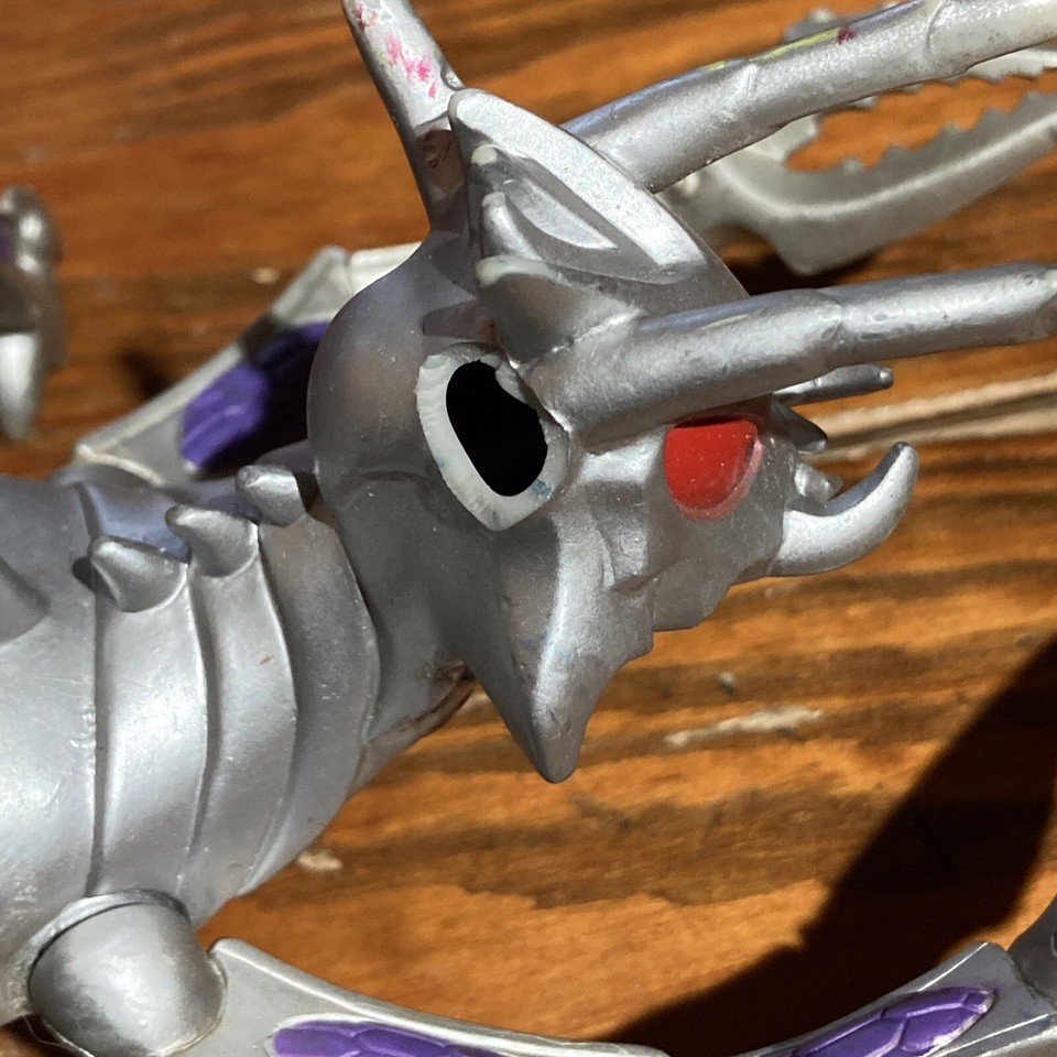 1995 Mighty Morphin Power Rangers 8" Evil Space Alien Scorpitan broken ...