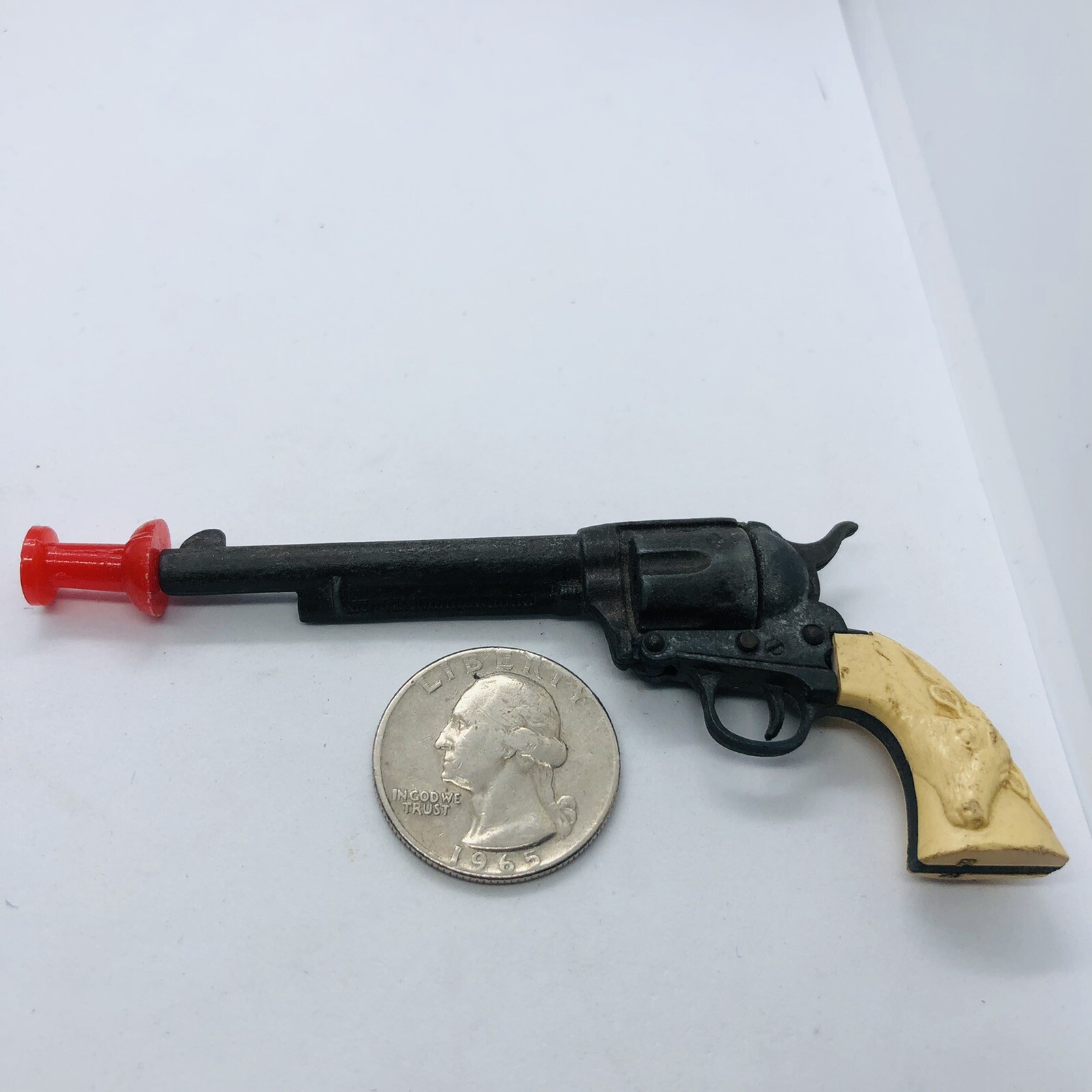 ANTIQUE CAP GUN COW CATTLE CAST IRON 1950s VINTAGE | eBay