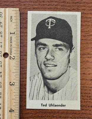 Ted Uhlaender Minnesota Twins from 1967 The Sporting News Baseball | eBay