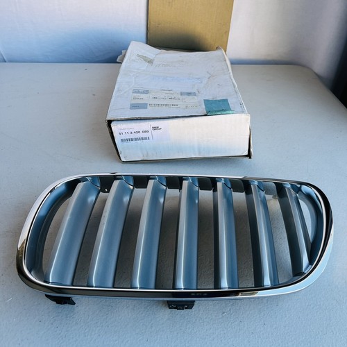 New Genuine BMW Grille Front Left 2007-2010 OEM NEW 51113420089 | eBay