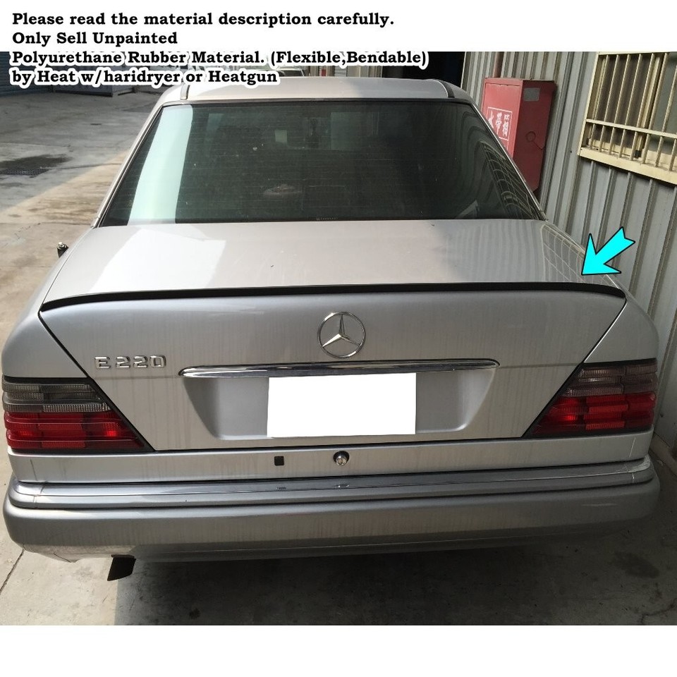 Mercedes Benz W124 E Class 4Dr 86-95 Fits Rear Duckbill Trunk Spoiler ...