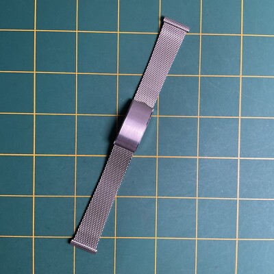 VINTAGE 17MM MARUMAN 5NS59 BRUSHED WATCH BRACELET / BAND STAINLESS ...