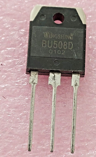1pcs BU508D HV FASTSWITCHING NPN POWER TRANSIST. 700V 8A 125W T0218 WINGSHING | eBay
