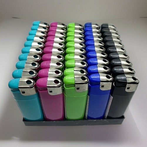 500 Disposable Lighters Bulk – Wholesale Assorted Colors Adjustable ...